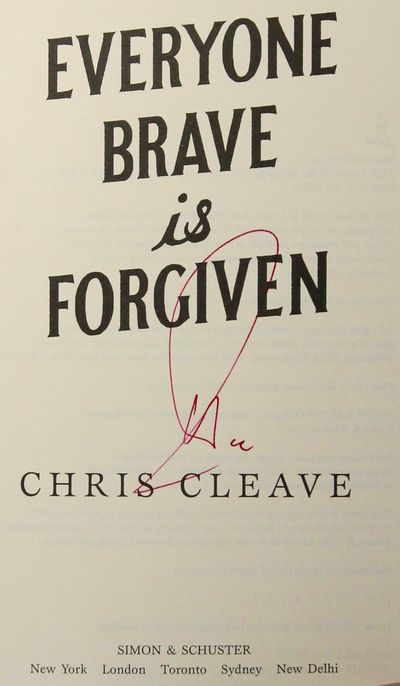 Everyone Brave is Forgiven (Signed)